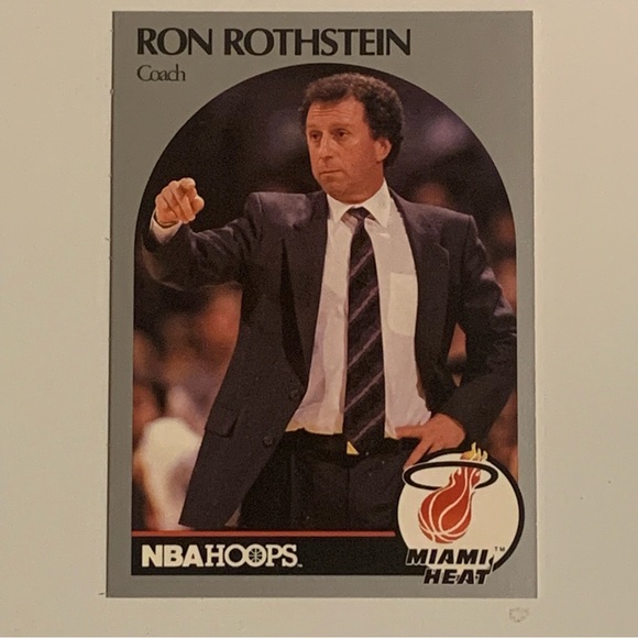 NBA HOOPS | Toys | 99 Nba Hoops Miami Heat Ron Rothstein 318 | Poshmark